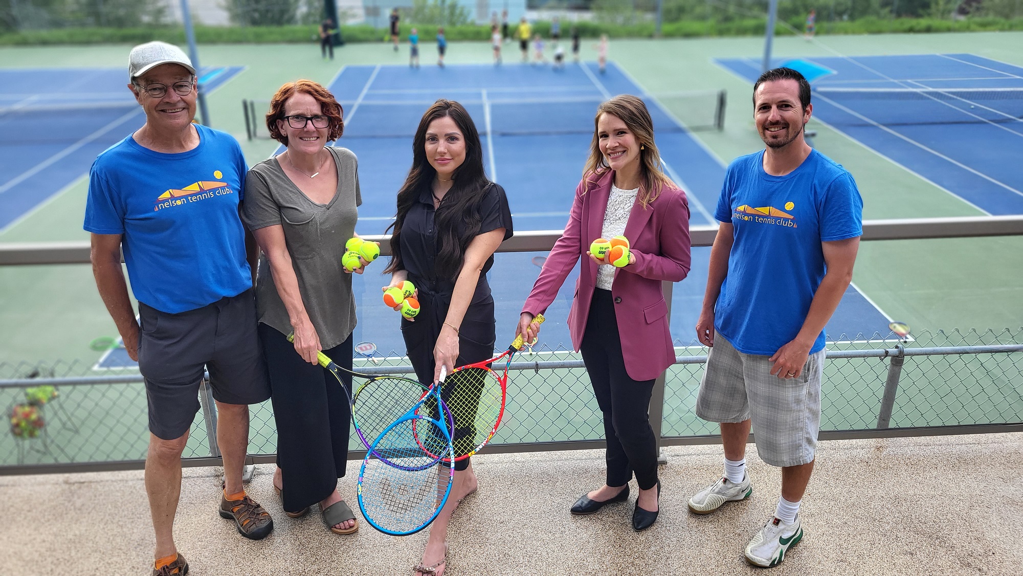 BC Hydro and CIBC Wood Gundy support youth tennis – Nelson Tennis Club